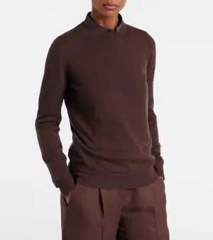 Brunello Cucinelli Monili Cashmere Sweater