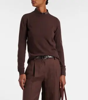 Brunello Cucinelli Monili Cashmere Sweater