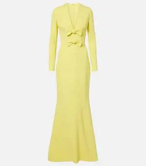 Elie Saab Bow-detail Cady Gown