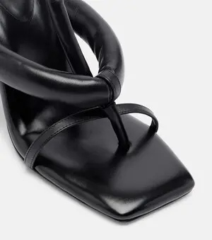 Givenchy Boudoir Leather Thong Sandals