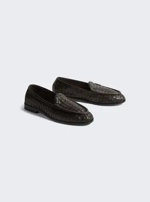 Bottega Veneta Silenzio Espresso Loafer