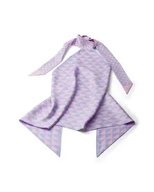 Prada Printed Silk Twill Halter Top - Pink