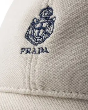 Prada Piqué Baseball Cap - Neutral