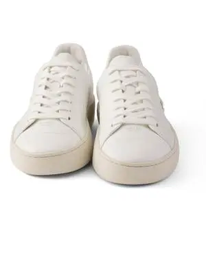 Prada Court Leather Sneakers - White