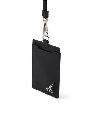 Prada Saffiano Leather Badge Holder