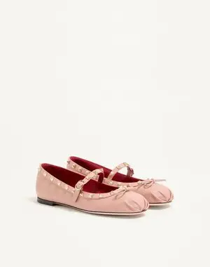 Valentino Garavani Rockstud Nappa Ballerinas - Phard