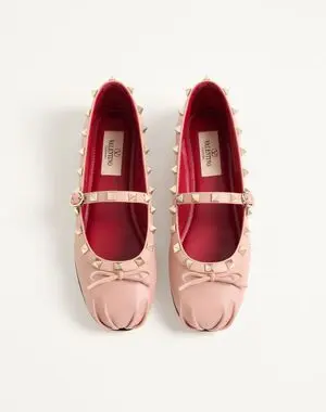 Valentino Garavani Rockstud Nappa Ballerinas - Phard