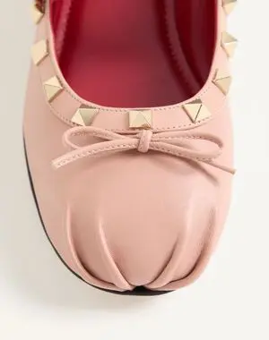 Valentino Garavani Rockstud Nappa Ballerinas - Phard