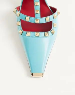 Valentino Garavani Rockstud Kidskin Pumps - Azure