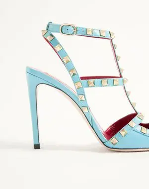 Valentino Garavani Rockstud Kidskin Pumps - Azure