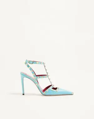 Valentino Garavani Rockstud Kidskin Pumps - Azure