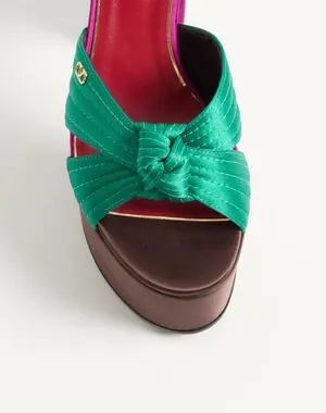 Valentino Garavani Sandal With Crasher Platform - Multicolour