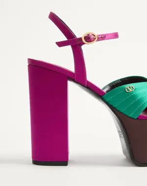 Valentino Garavani Sandal With Crasher Platform - Multicolour