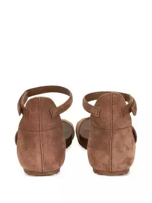 PEDRO GARCIA Touch-strap Suede Sandals
