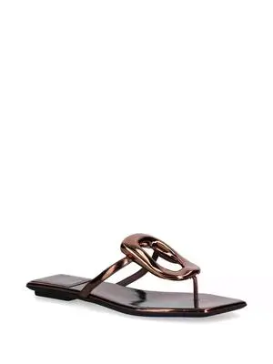 Jeffrey Campbell Linques 2 Square-toe Sandals - Brown
