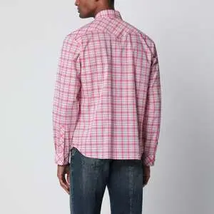 Versace Slim-fit Cotton Poplin Check Shirt - Multicolor