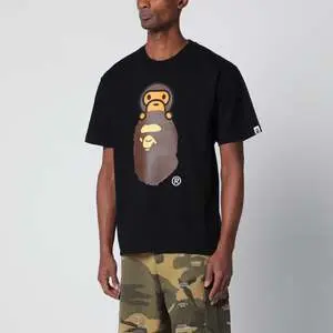 A BATHING APE T-shirt With Baby Milo Monkey Print