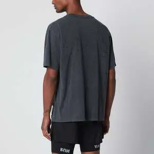 Satisfy Mothtech Aged T-shirt With Holes - Black