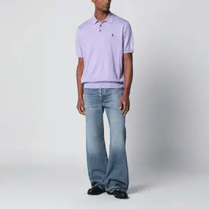 Polo Ralph Lauren Lilac Cotton Polo Shirt - Purple