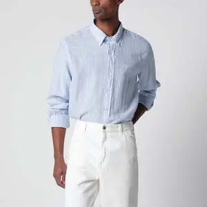 Polo Ralph Lauren White Striped Linen Shirt