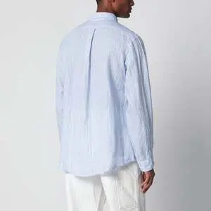 Polo Ralph Lauren White Striped Linen Shirt