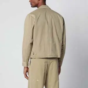 Auralee Garment-dyed Finx Chino Blouse