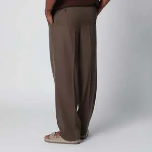 Auralee Double-pleated Wool Gabardine Trousers