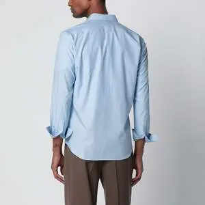 Auralee Slim-fit Cotton Twill Shirt - Light Blue