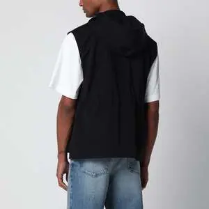 Auralee Wool Canvas Gilet With Drawstring