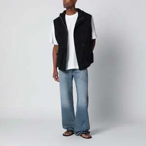 Auralee Wool Canvas Gilet With Drawstring