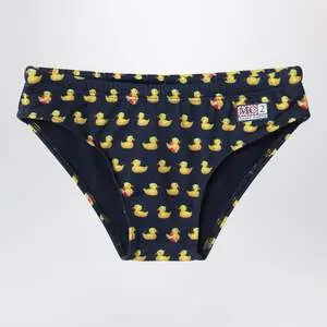 MC2 SAINT BARTH Duck Print Swim Briefs - Blue
