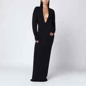 ENTIRE STUDIOS Long Knit Dress With Wide Neckline