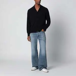 AMI Paris Wool Cardigan - Black