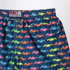 MC2 SAINT BARTH Car Print Swim Shorts
