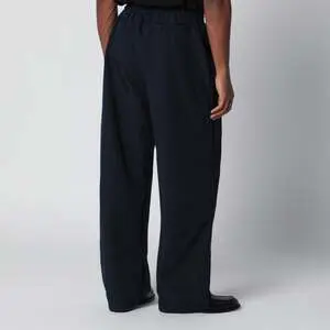 WILLY CHAVARRIA Pinstripe Jogging Trousers With Logo Embroidery