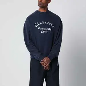 WILLY CHAVARRIA Logo Print Crewneck Sweatshirt - Black