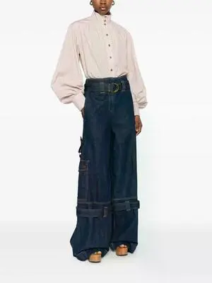 Zimmermann Belted Flap-pockets Jeans