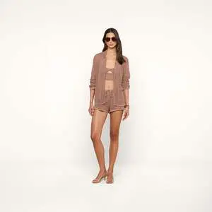 L'Agence Mariana Pointelle Knit Shirt