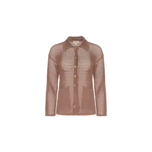 L'Agence Mariana Pointelle Knit Shirt