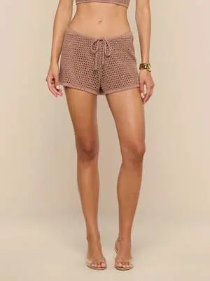 L'Agence Pointelle Knit Short