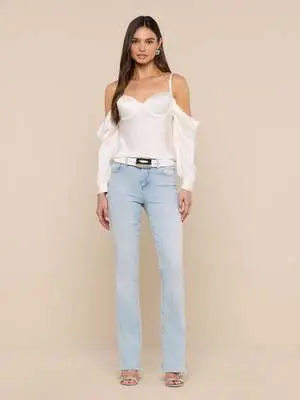 L'Agence Saya Satin Top