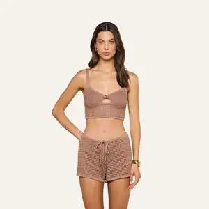 L'Agence Tracy Bralette Top - Hazelnut