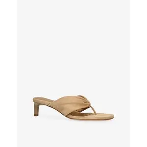 Dear Frances Wrap Mid Heel Mules