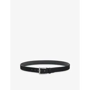 BOSS Logo-buckle Leather Belt
