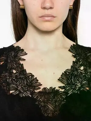 Ermanno Scervino Lace Knit Top