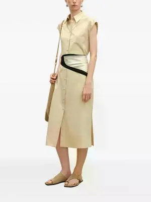 LESS Belted Shirt Dress