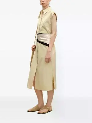 LESS Belted Shirt Dress