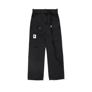 ANN DEMEULEMEESTER Ronald Printed Patch Trousers