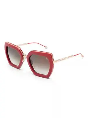 Philipp Plein Geometric Sunglasses