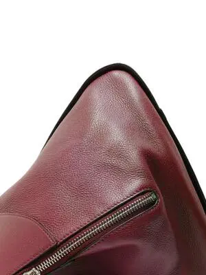 Loewe 2016-2018s Large Hammock Leather Tote - Red